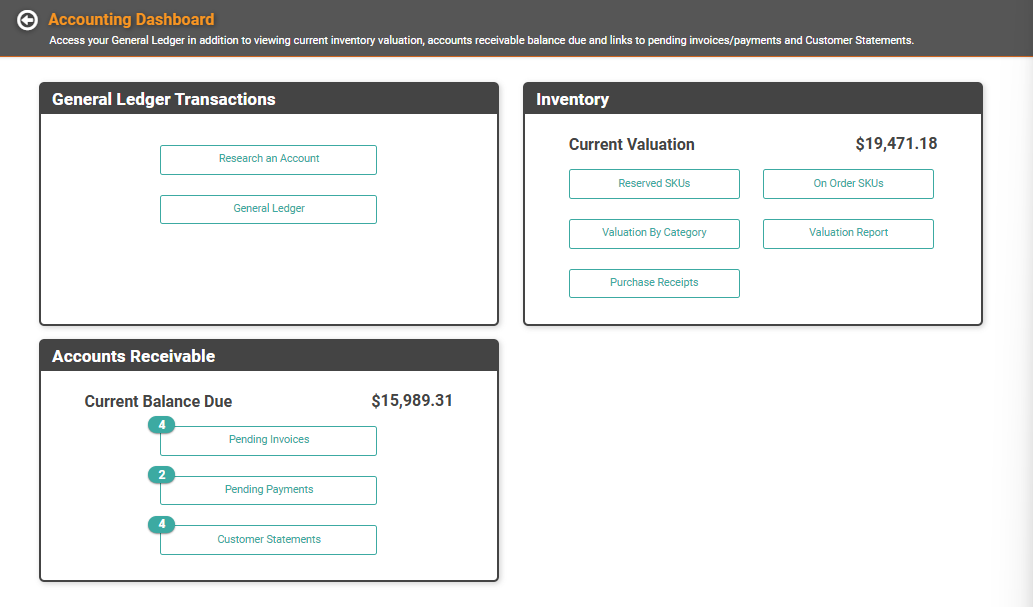 General Ledger (AR Accounting)