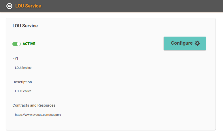 LOU Service Mobile App