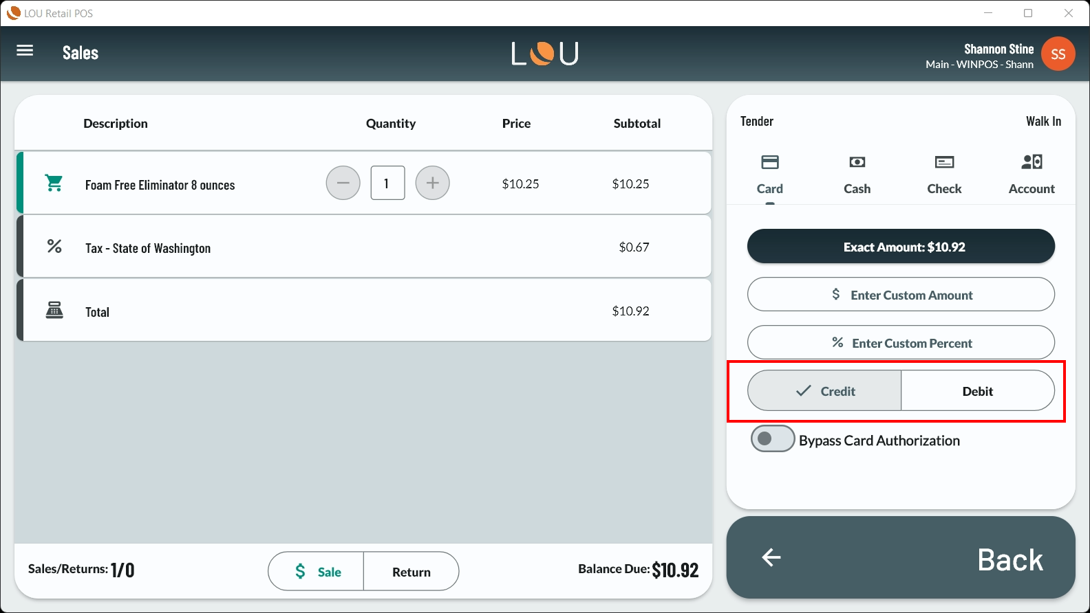 Troubleshooting LOU Retail POS